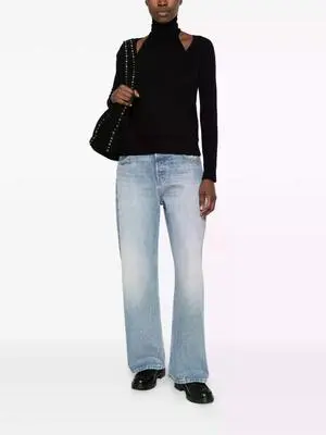 Gimaguas Cut-out Wrap-style Sweater