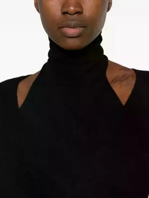 Gimaguas Cut-out Wrap-style Sweater