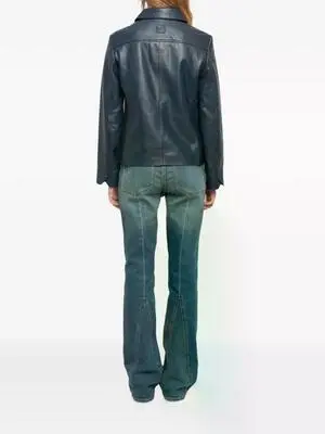 Zadig&Voltaire Liamys Leather Jacket - Blue