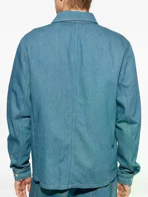 Kenzo Embroidered-logo Denim Jacket