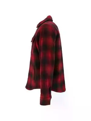 SCHOTT Check-pattern Overshirt Jacket