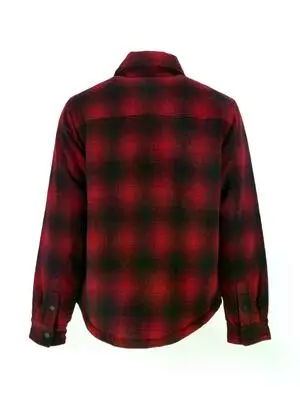 SCHOTT Check-pattern Overshirt Jacket
