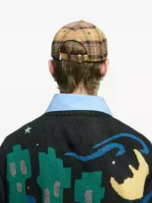 CHARLES JEFFREY Tartan Logo Cap