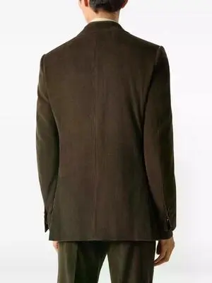 Zegna Dark Olive-green Royal Cord Jacket