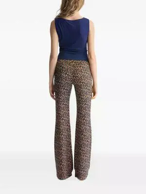 Diane Von Furstenberg Brooklyn Flared Trousers