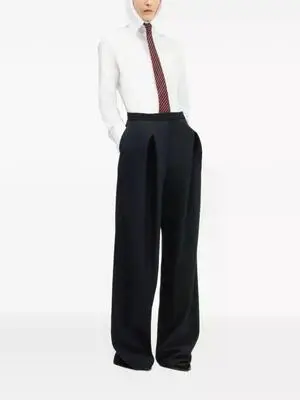 JEAN PAUL GAULTIER Pleated Straight-leg Trousers