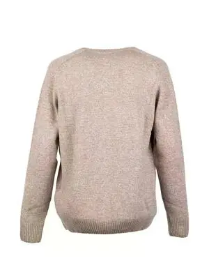 BROOKSFIELD Mélange-effect Crew-neck Sweater