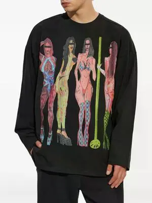 PDF Graphic-print Long-sleeve Sweatshirt