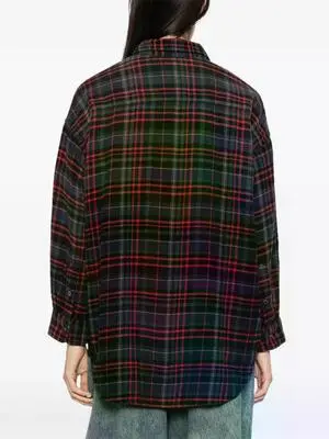 R13 Plaid-check Oversized Shirt