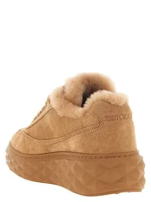 JIMMY CHOO Diamond Maxi Retro' Sneakers - Cream