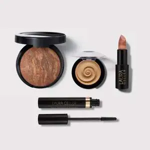Laura Geller Beauty Holiday Glow Full Face Makeup Kit - Deep