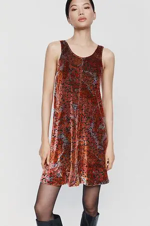 Maeve Keiko Velvet Mi Dress
