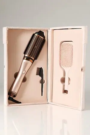 GHD Cashmere Beige Duet Blowdry & Paddle Brush Set