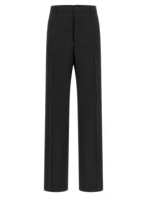 MAISON MARGIELA Four Stitches' Wool Pants - Gray