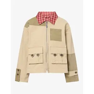DAMSON MADDER Marcelle Reversible Cotton Barn Jacket