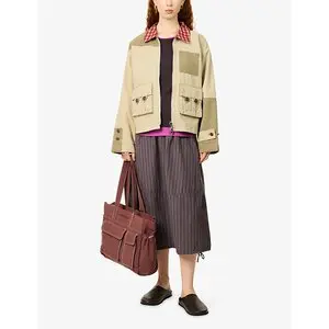 DAMSON MADDER Marcelle Reversible Cotton Barn Jacket