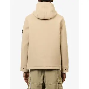 Stone Island Melton Wool-blend Duffle Coat