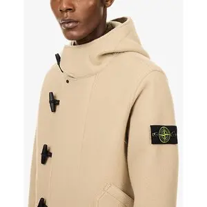 Stone Island Melton Wool-blend Duffle Coat