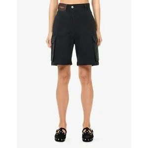 JW Anderson Twist Patch-pocket Cotton Shorts