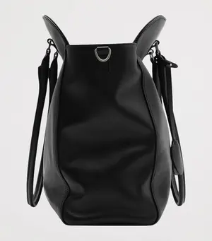 Burberry Leather Knight Stamp Tote Bag