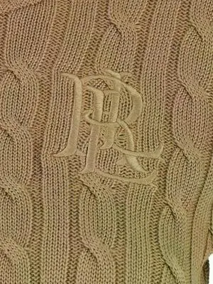 Ralph Lauren Cable-knit Button-detail Sweater