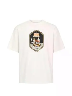 Drole De Monsieur Graphic-print T-shirt - Neutrals