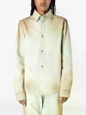 Camper Distressed Denim Shirt