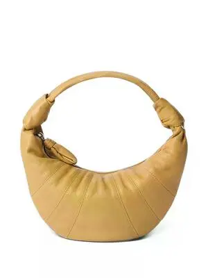 LEMAIRE Mini Fortune Croissant Bag In Goatskin Leather - Neutrals