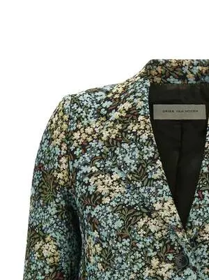 Dries Van Noten Bamis' Floral Jacquard Blazer