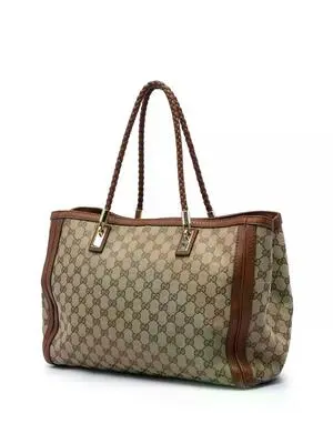Gucci 2016-2026 Gg Canvas Bella Tote Bag