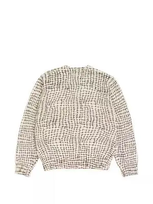 StÜssy Mesh-print Sweater - Neutrals