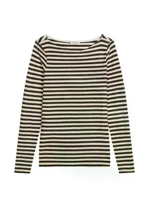 Marc O'polo Striped Long-sleeve T-shirt - Neutrals
