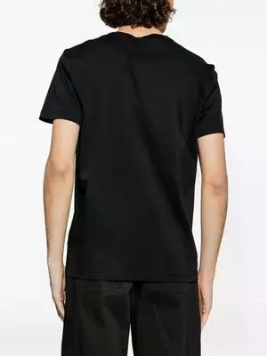 DIESEL® Cotton T-shirt With Mini Logo