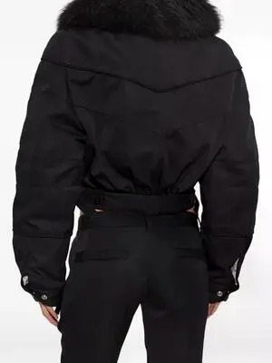 Dsquared2 Faux-fur Collar Cropped Jacket