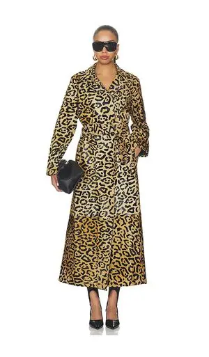 ZUT Olympia Trench Coat In Brown