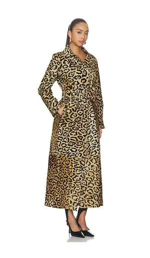ZUT Olympia Trench Coat In Brown