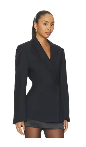RÓHE Hourglass Shaped Blazer - Navy