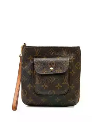 LOUIS VUITTON 2003 Monogram Partition Clutch Bag