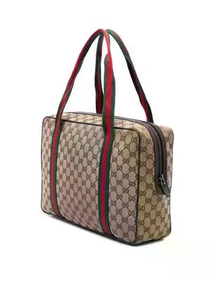 Gucci 2016-2026 Gg Canvas Web Business Bag