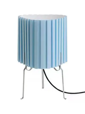 HAY Canelé Pleated Tripod Lamp - Blue