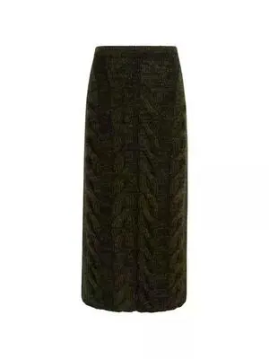 Khaite Ziva Skirt - Green