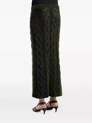 Khaite Ziva Skirt - Green