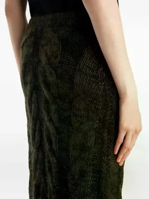 Khaite Ziva Skirt - Green