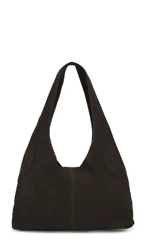 ST. AGNI Suede Soft Bag In Brown