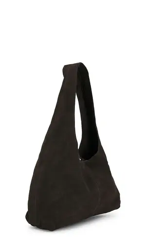 ST. AGNI Suede Soft Bag In Brown