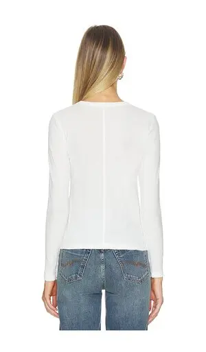 American Vintage Gamipy Longsleeve Tee In White