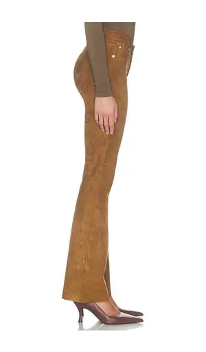 FRAME The Suede Rodeo Pant In Brown
