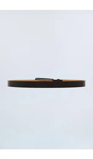 Revolve Mini Grande Belt In Burgundy - Burgundy Python Print
