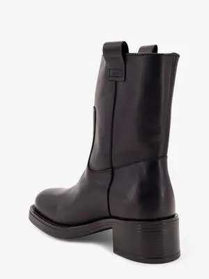 ALOHAS Rajan Leather Ankle Boots - Black