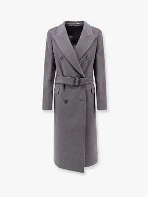 Tagliatore Jole Cashmere Coat With Belt